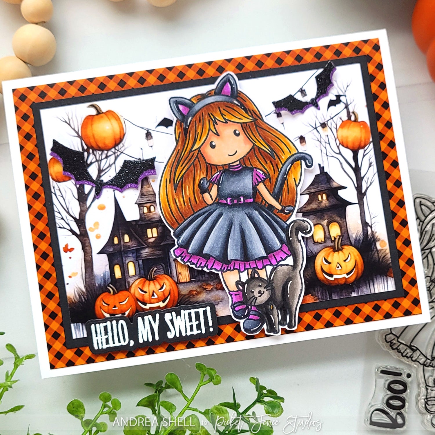 Sweet & Spooky Halloween Card – Picket Fence Studios