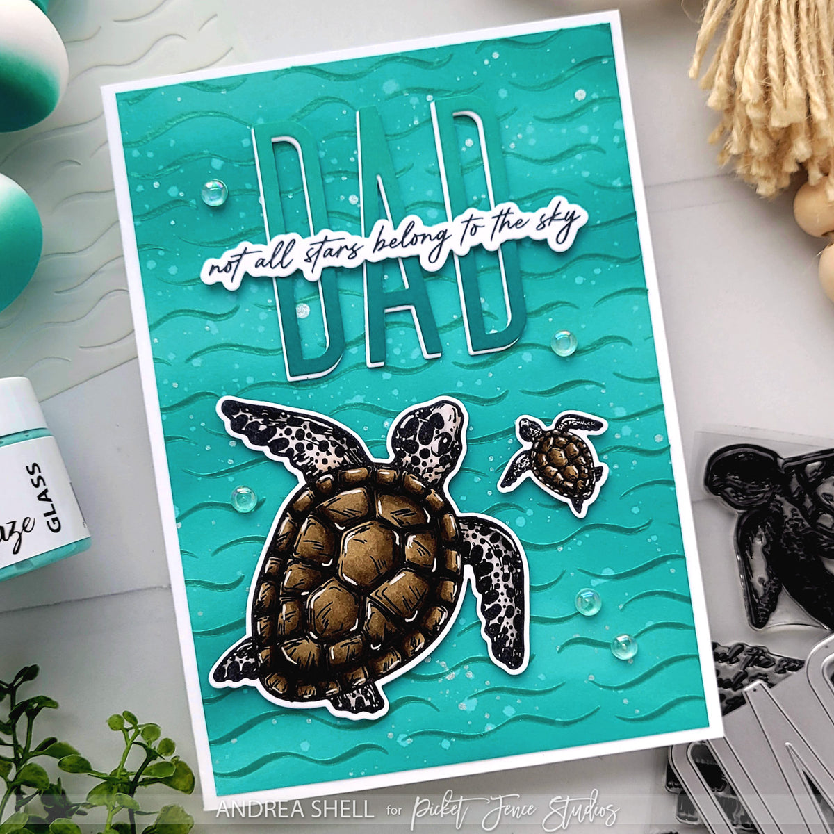Sea-Themed Father's Day Card – Picket Fence Studios