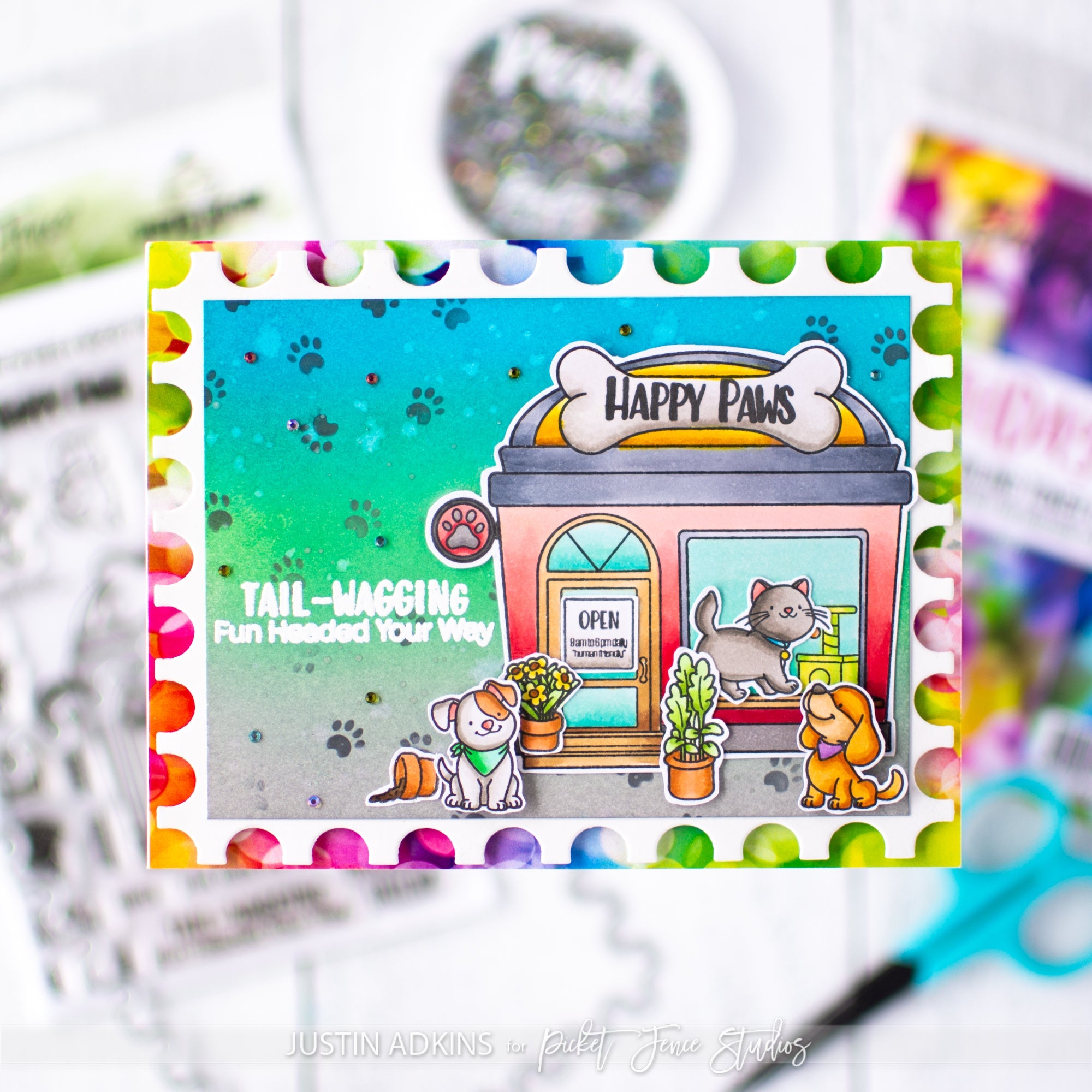 Sending some Tail-Waggin' Fun! – Picket Fence Studios