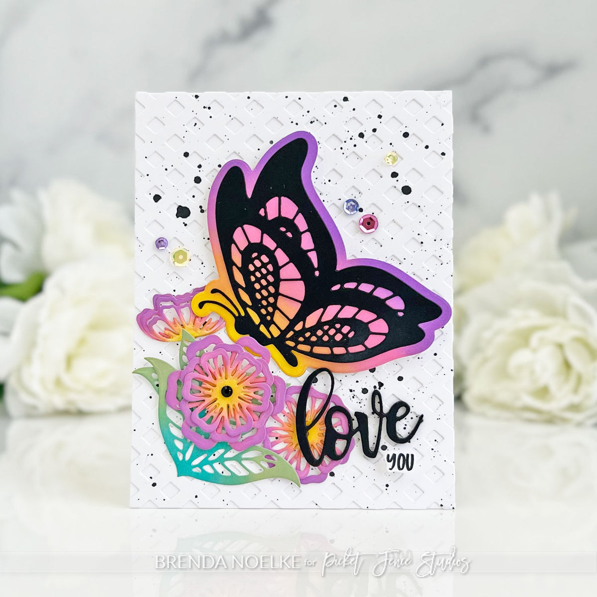 Love You - Big Beautiful Butterfly – Picket Fence Studios