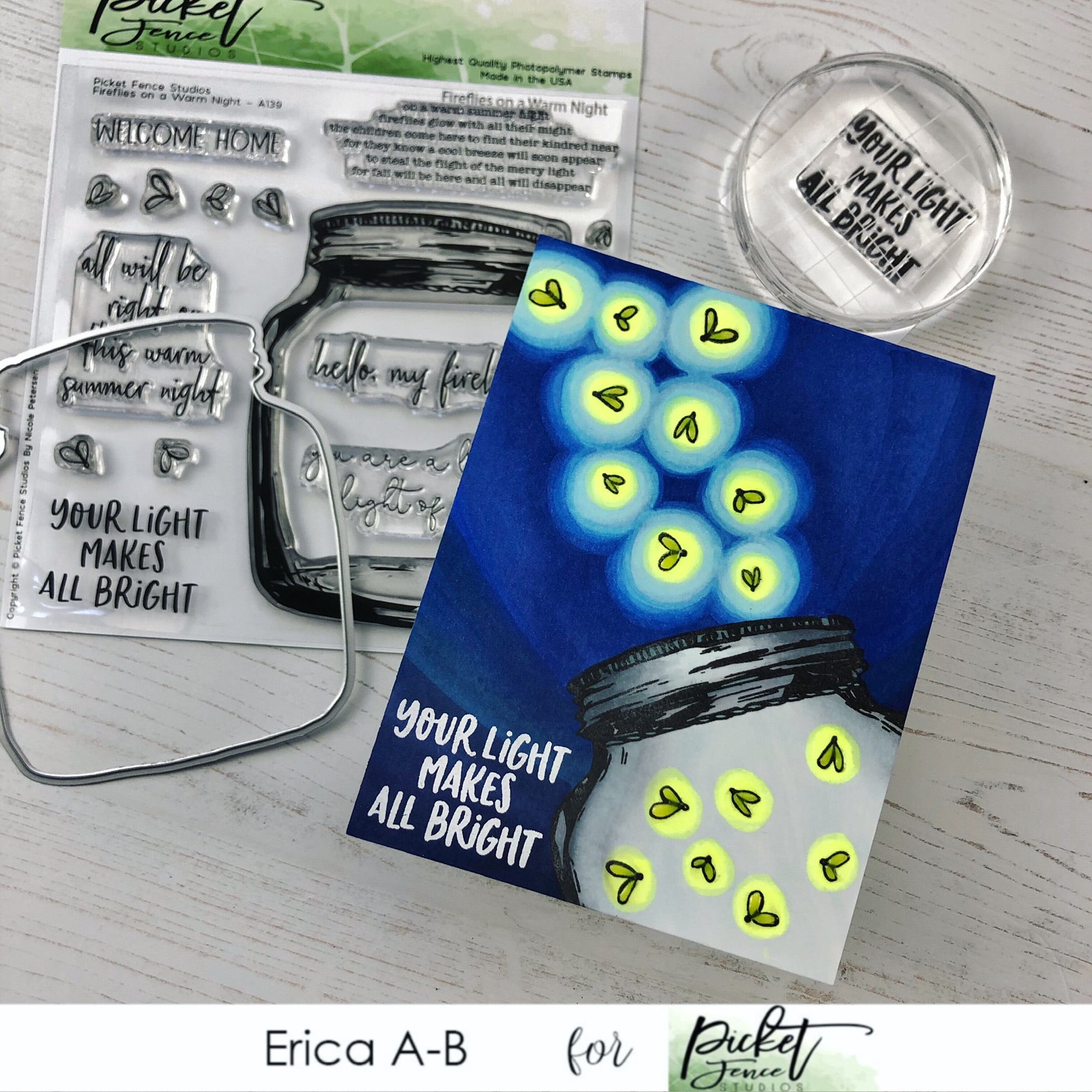 Fireflies On A Warm Night Two Ways with Erica – Picket Fence Studios