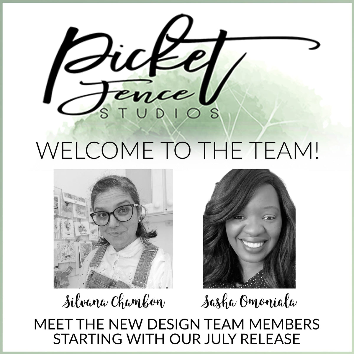 Welcome Sasha & Silvana | New Design Team Members – Picket Fence Studios