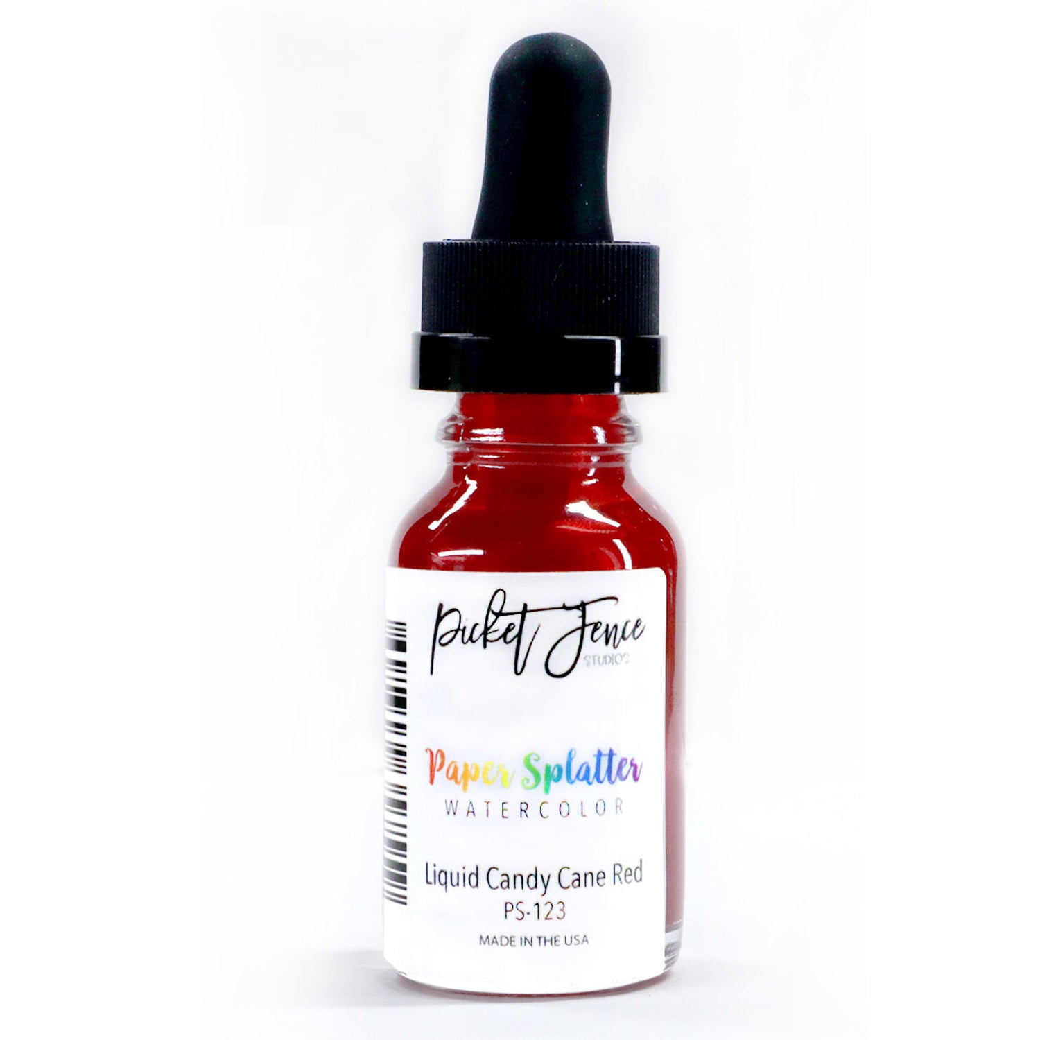 Paper Splatter - Liquid Candy Cane Red – Picket Fence Studios