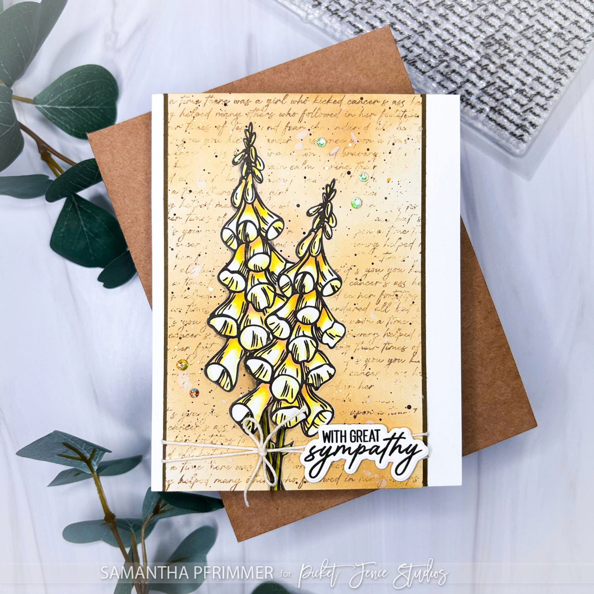 Sweet Summer Bellflowers Coordinating Die Set – Picket Fence Studios