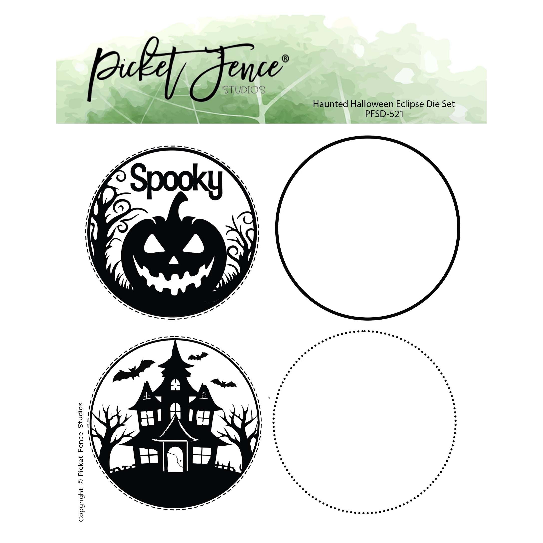 Haunted Halloween Eclipse Die Set – Picket Fence Studios