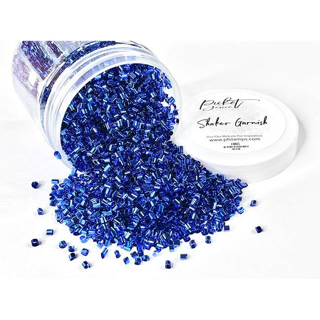 Shaker Garnish - Metallic Blue – Picket Fence Studios